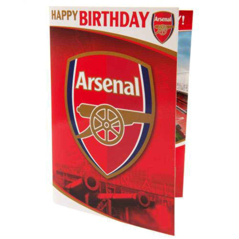 Arsenal F.C. Musical Birthday Card : Amazon.co.uk: Stationery & Office ...