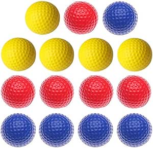 Amazon.com : Smartlife15 Foam Practice Golf Balls, Indoor Outdoor Soft PU Golf Balls for ...