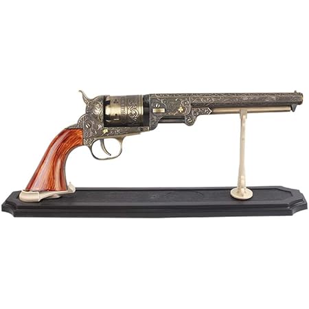 Amazon.com: US Decorative Western Style Navy Revolver Display : Home ...