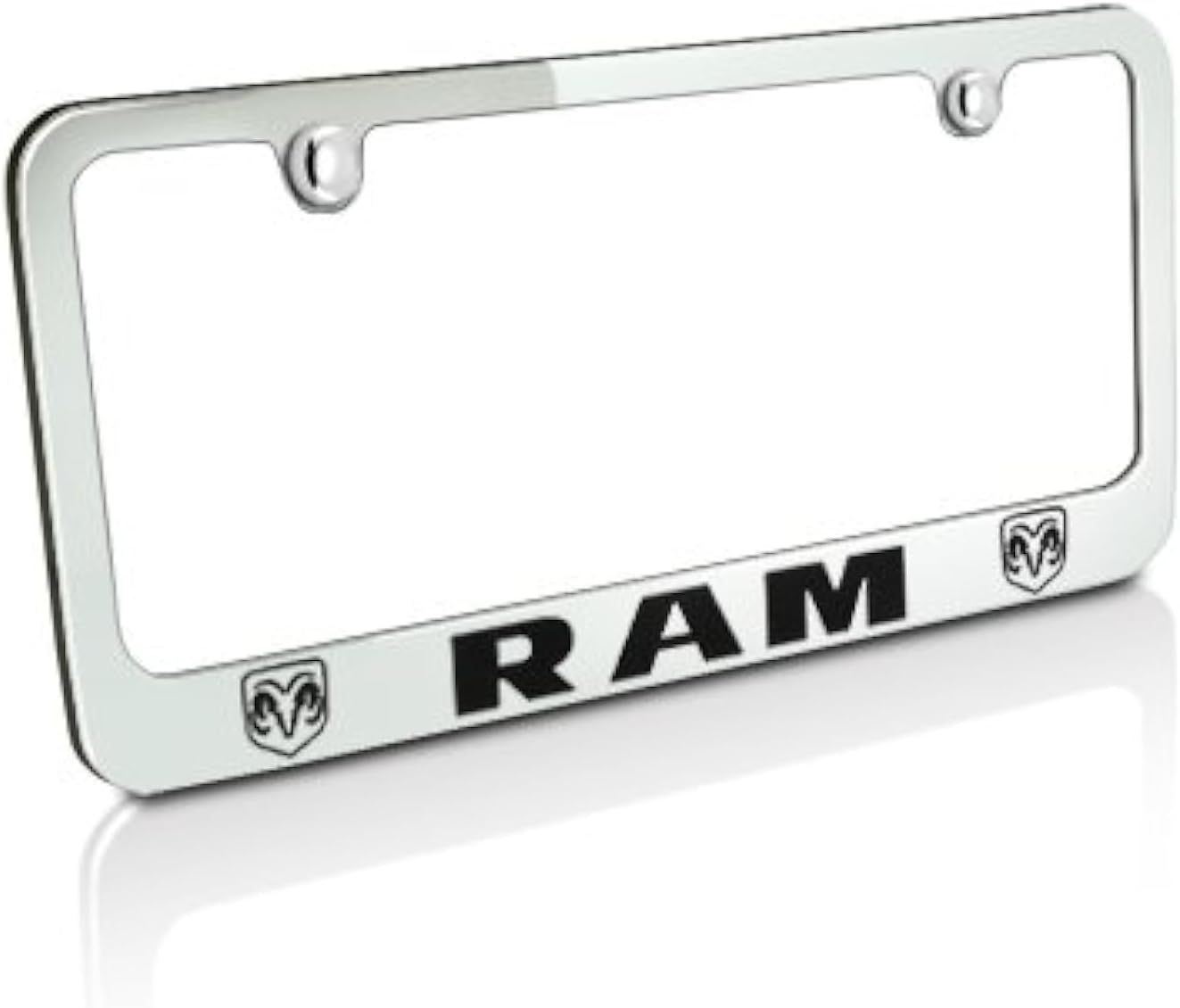 Amazon.com: Elite Automotive Products -Dodge RAM Dual Logos Chrome ...