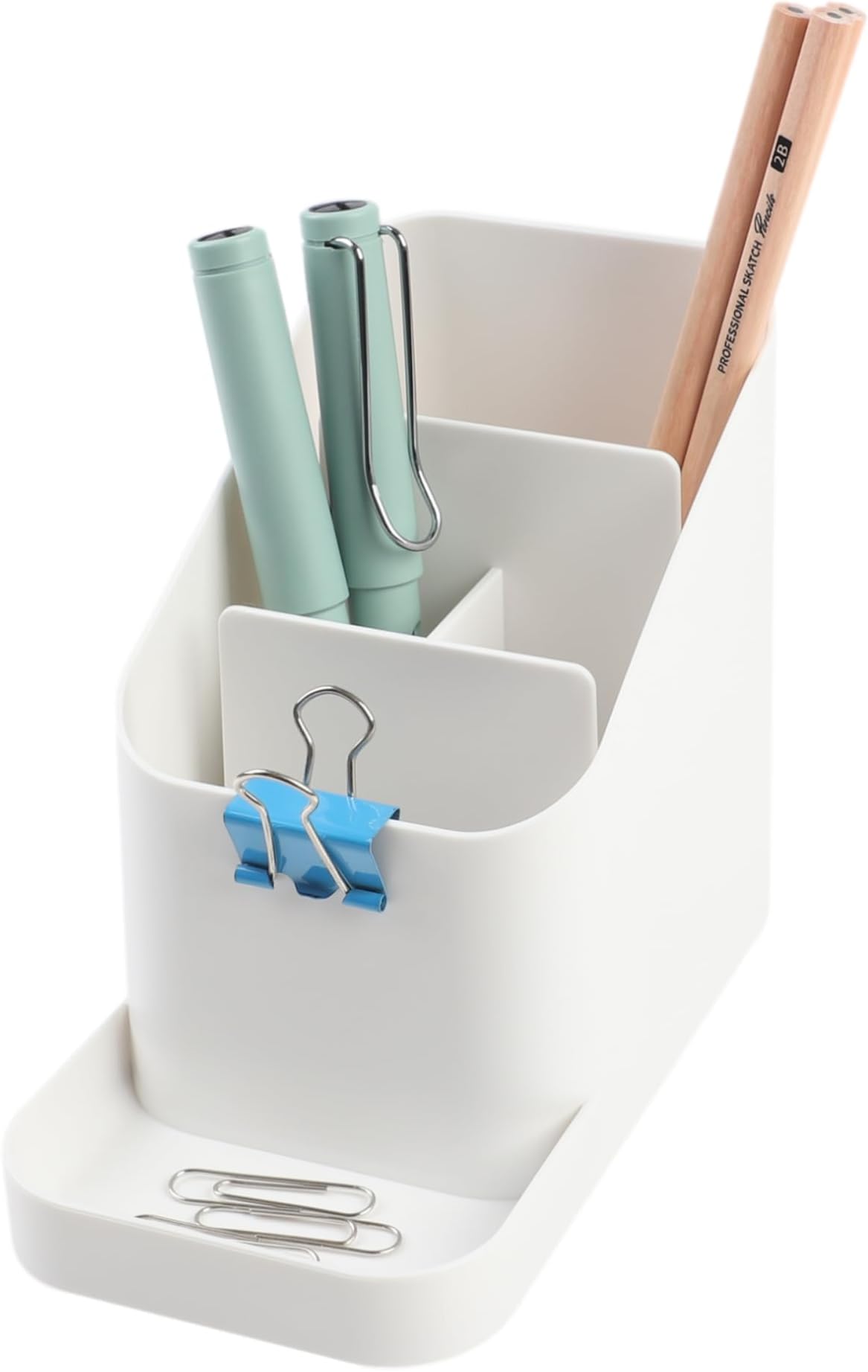 Amazon.com: Generic 2-Piece Set Plastic Desk Organizer With 8 Slots ...