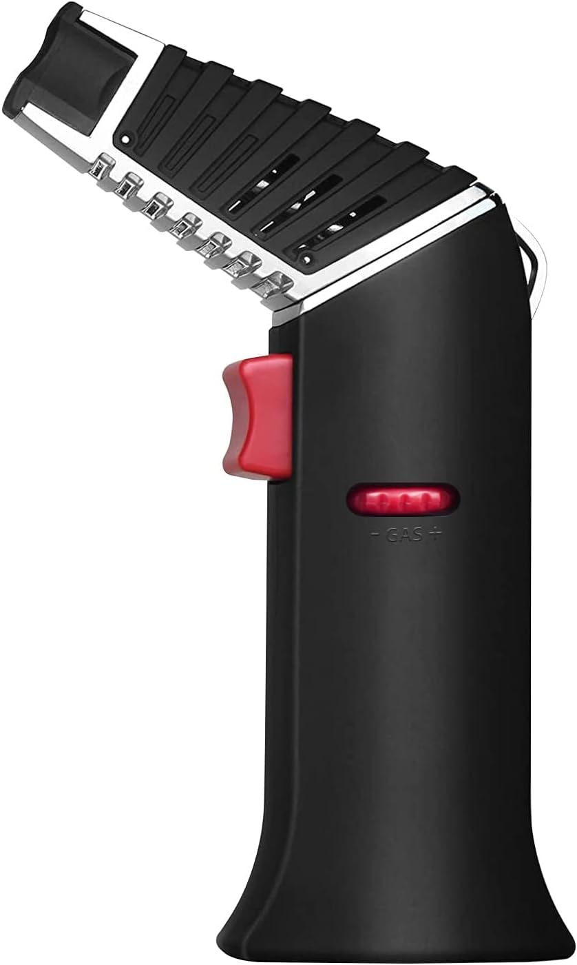 Amazon.com: KULED Butane Torch, Blow Torch, Refillable Kitchen Torch ...