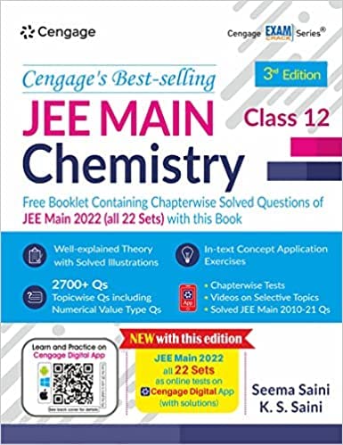 CENGAGE JEE MAIN CHEMISTRY FOR CLASS 12TH 3rd Edition 2023 : Amazon.in ...