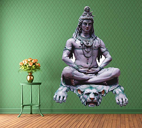 Ocean Decore Blue Shankar Ji Wall Sticker | Wall Sticker for Living ...