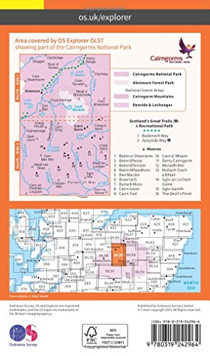 Cairn Gorm & Aviemore Map | Loch Morlich | Ordnance Survey | OS ...