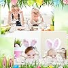 Amazon.com: Bememo 6 Pcs Easter Table Decorations White Bunny Wooden ...