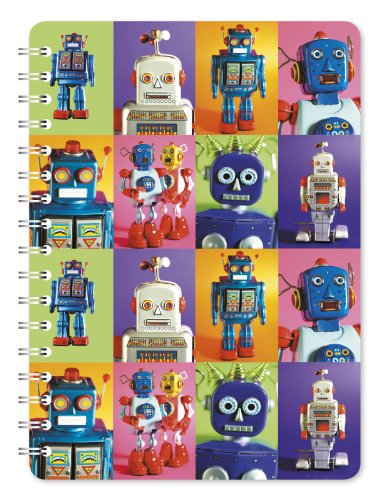 Go Stationery A5 Notebook Robots Multi (16 squares): 5060247229522 ...