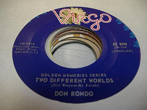 Amazon.com: DON RONDO 45 RPM Two Different Worlds / White Silver Sands ...