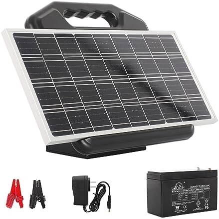 Amazon.com : Premier 1 Solar IntelliShock 100 Electric Fence Energizer ...