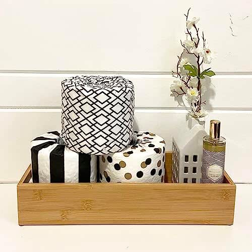 Amazon.com: Decorative Toilet Paper Covers, 9 Paper Wraps, 3 of Each of ...