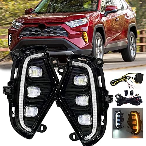 VGETTING Daytime Running Light For Toyota RAV4 2019 2020 2021 2022 Fog ...