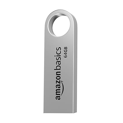 Amazon Basics 64 GB Flash Drive | USB 2.0 M Series | Temperature, Shock ...
