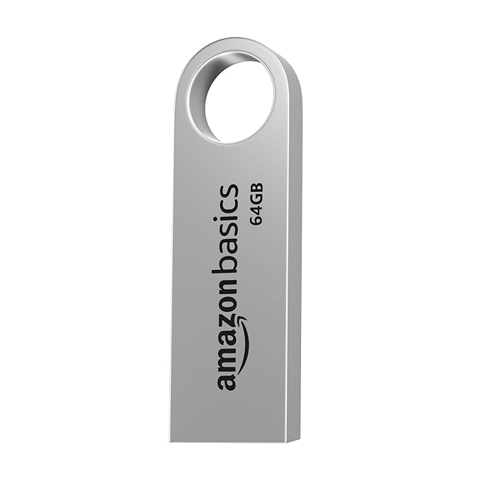 Amazon Basics 64 GB Flash Drive | USB 2.0 M Series | Temperature, Shock ...