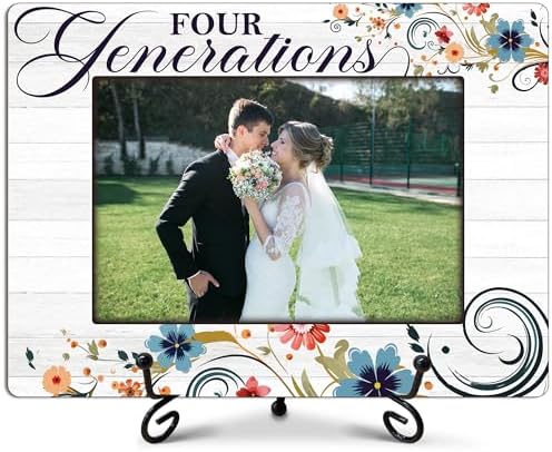 Amazon.com: MXLINSW Four Generations Picture Frame, Family Photo Frame ...