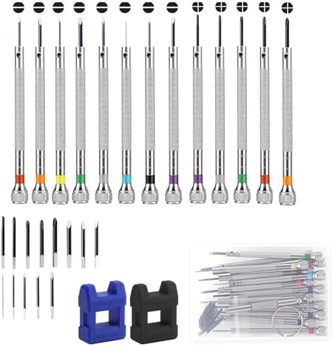 13Pcs Watch Screwdriver Set, Watchmakers Screwdrivers Precision ...