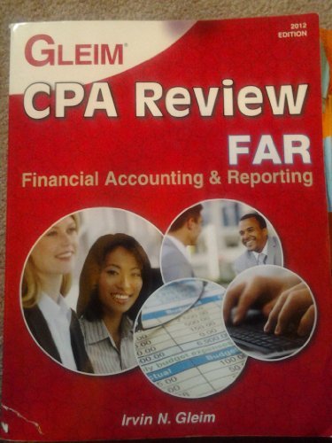 CPA Review FAR: Financial Accounting & Reporting by Irvin N. Gleim ...