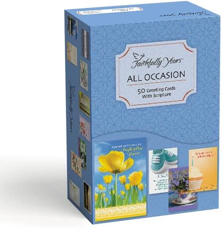 Amazon.com : Faithfully Yours Designer Greetings Inspirational Boxed ...