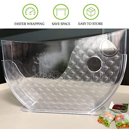 Snapklik.com : Rice Paper Water Bowl Dipper Spring Roll Water Bowl ...