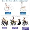 Amazon.com : Ehucon Non-Slip One Direction Tubular Seat Cushion One Way ...