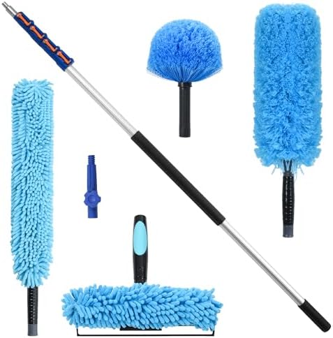 Amazon.com: 30 Foot High Reach Duster Kit with 24 ft Extension Pole ...
