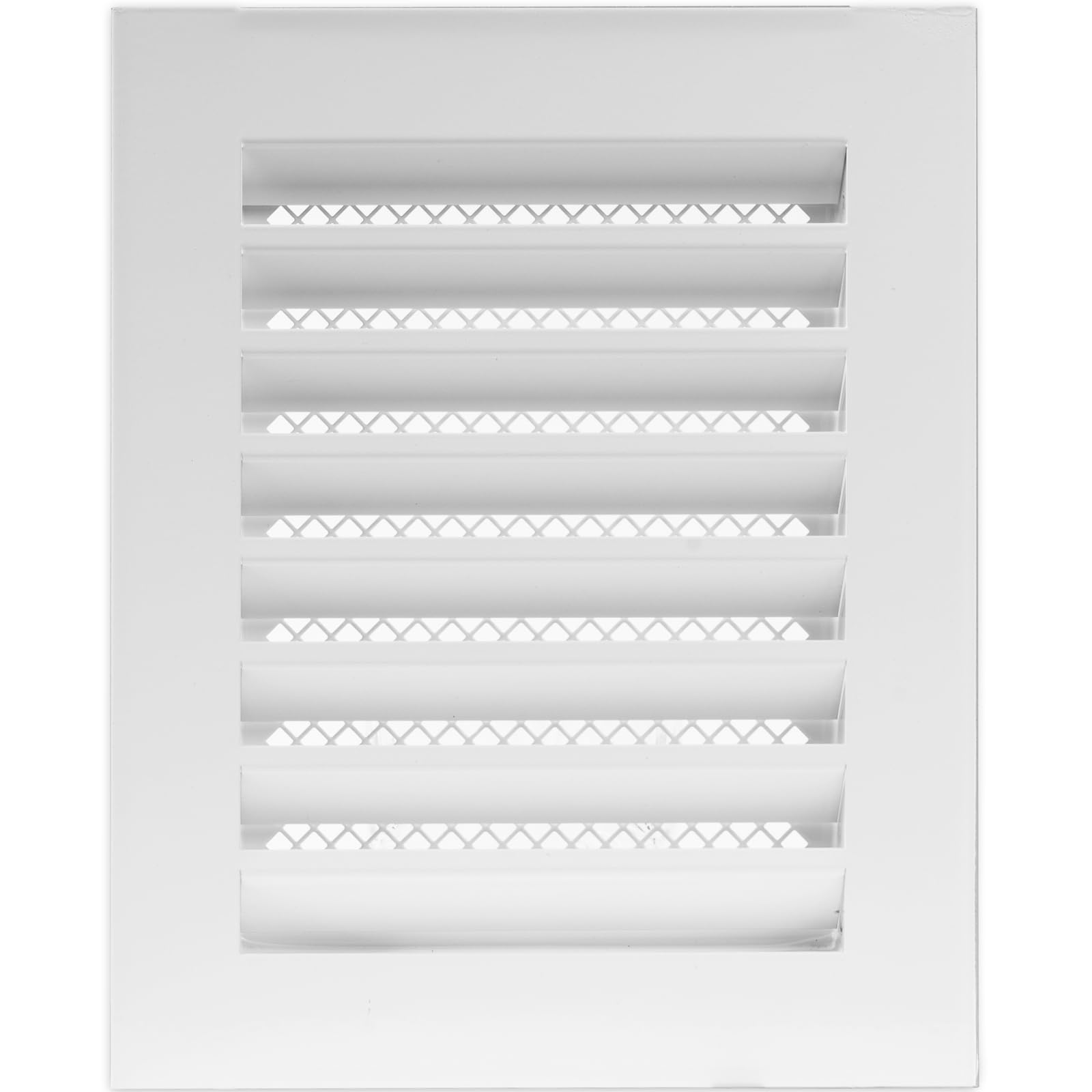 6 x 8 Inch / 150 x 200 mm White Vent Cover – Galvanized Steel ...