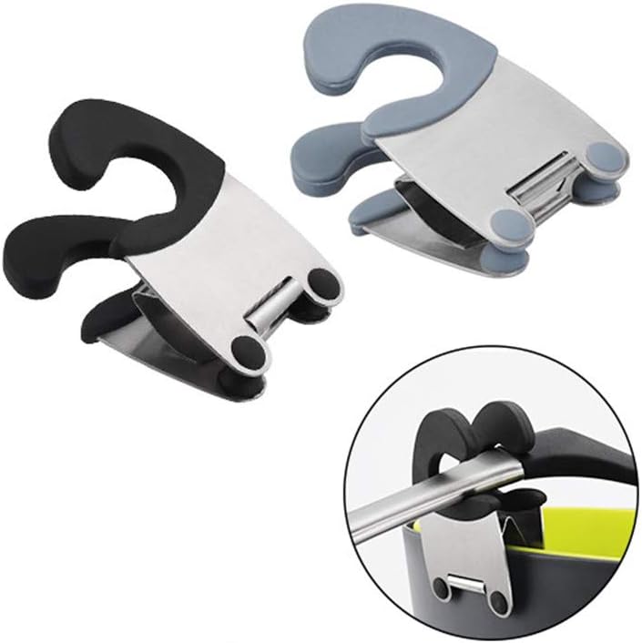 Amazon.com: Pot Clip/Stainless steel pot holder,for Spoon Rest Silicone ...