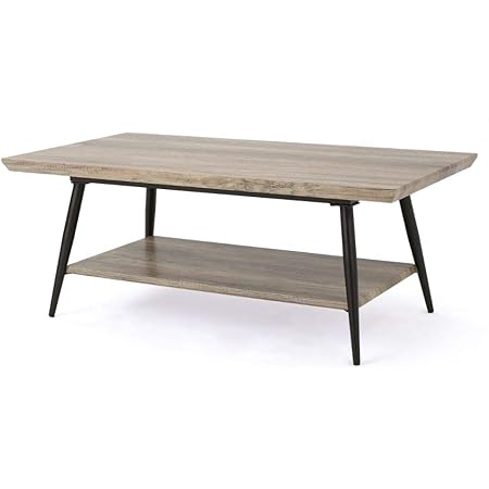 Amazon.com: Christopher Knight Home Abitha Faux Wood Coffee Table ...