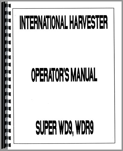 Farmall Super WD9 Tractor Operators Manual : Amazon.co.uk: DIY & Tools