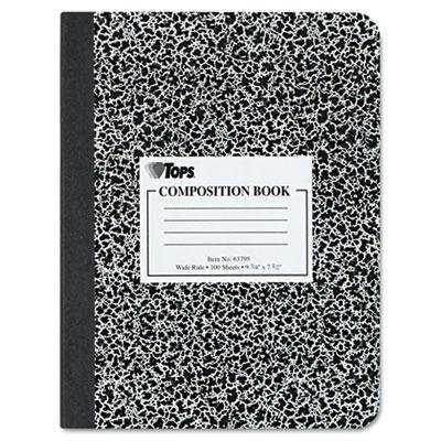 Amazon.com: Tops - 8 Pack - Composition Book W/Hard Cover Legal Rule 9 ...