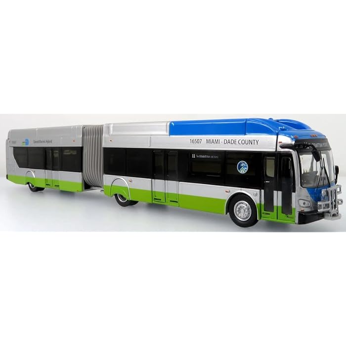 Buy New Flyer Xcelsior Articulated Aerodynamic Model Bus Miami Dade ...