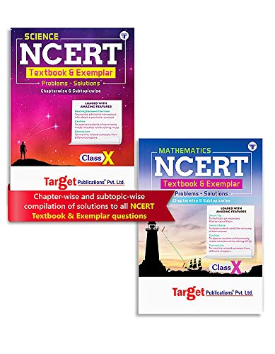 Buy Class 10 Science & Maths NCERT Exemplar & Texbook | Class 10th ...