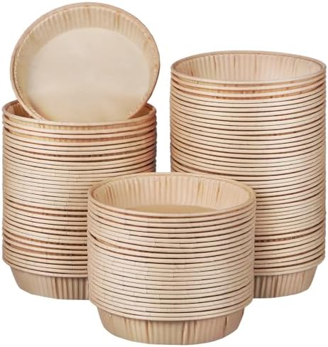 Amazon.com: UPKOCH 100pcs Mini Tart Pans 4 Inch Small Pie Pan ...