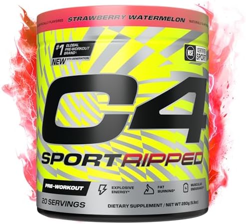 Amazon.com: Cellucor C4 Ripped Sport Pre Workout Powder - NSF Certified ...