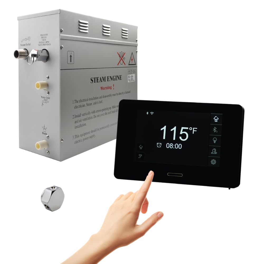 Amazon.com: STEAM PLANET Superior SMART Steam Generator Kit 9 kW| Wi-Fi ...