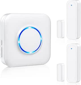 Amazon.com: Satisure Door Sensor Alarm With Chime - 5 Adjustable Volume ...