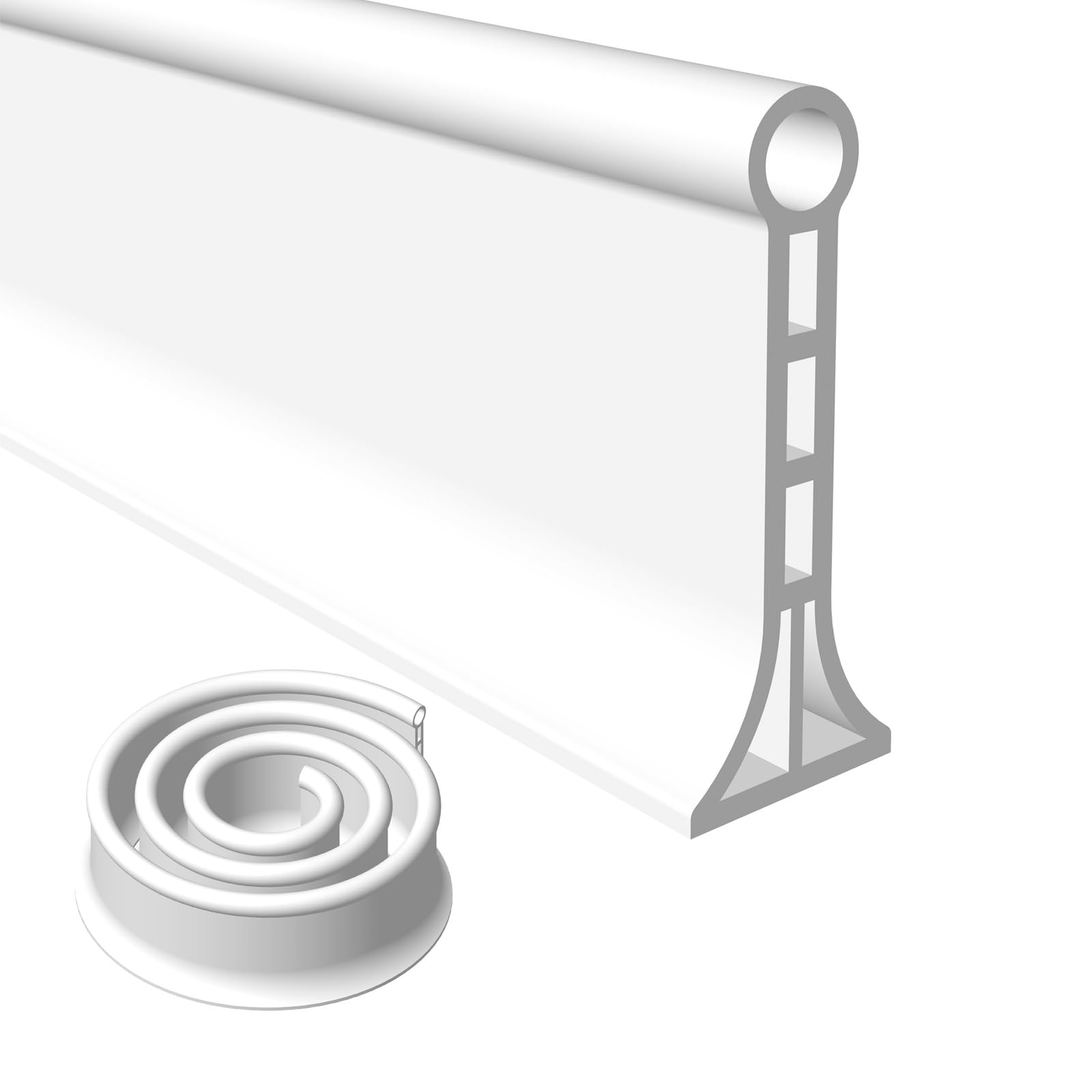 SAIKOOWA 3.15" High- Shower Threshold Water Dam,78 Inch New Shower Dam ...