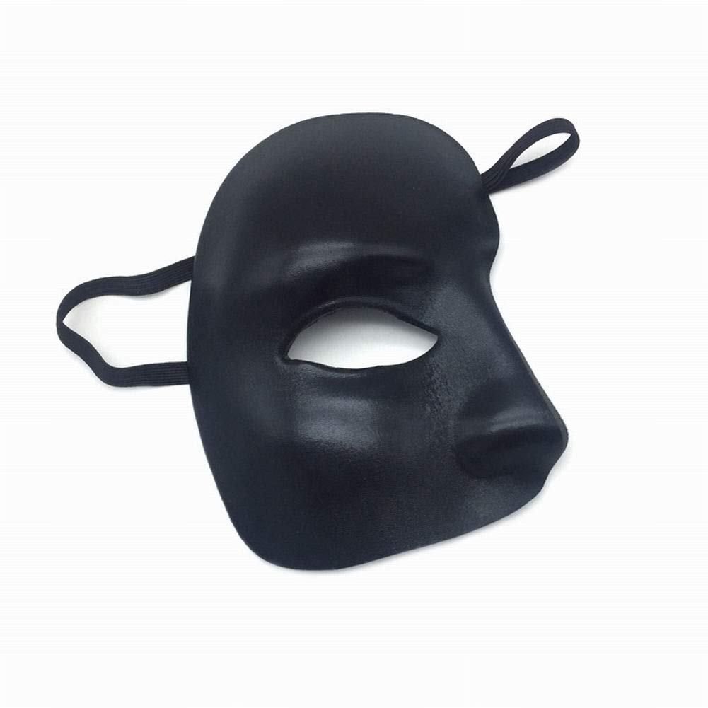 Buy HOTEU Masquerade Vintage Phantom of The Opera One Eyed Half Face ...