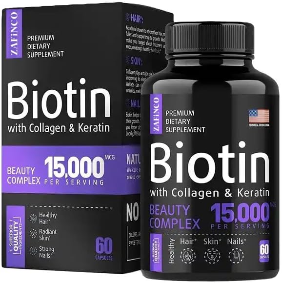 Amazon.com: Biotin, Collagen, Keratin, and Hyaluronic Acid - Hair ...
