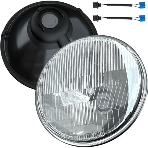 Amazon.com: Octane Lighting 7 Inch LED Crystal Clear Glass Metal ...