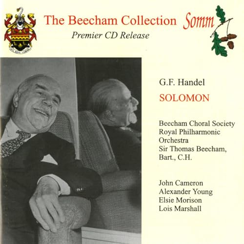 Play Handel: Solomon (The Beecham Collection) by John Cameron ...