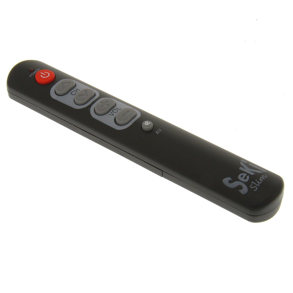 SeKi Slim, Universal, programmable remote control with large buttons ...