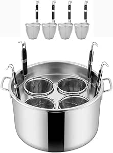 Amazon.com: RSBFER Stainless Steel Pasta Cooker Set/Commercial Stainess ...