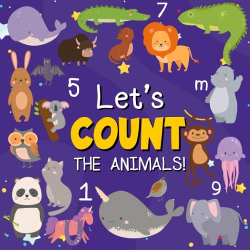 Let's Count the Animals!: A Fun Picture Puzzle Book for 2-5 Year Olds ...
