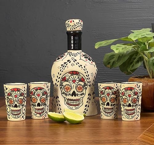 Amazon.com | Tequila Decanter, Handmade Tequila Gift Set includes ...