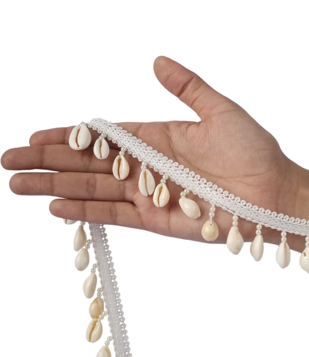 Lacesnmore cowri Lace latkan Hanging Lace for Fringe for Dress, Saree ...