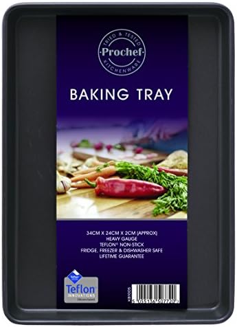 Prochef Medium Baking/Oven Tray, Premium Quality, Easy to Clean, Teflon ...