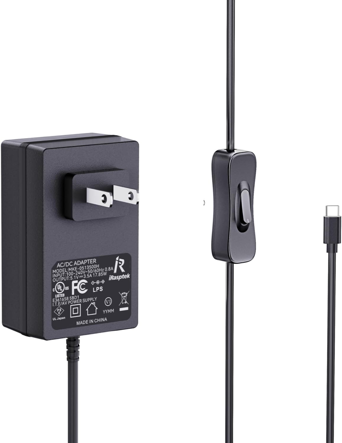 Amazon.com: Enokay Power Supply for Raspberry Pi 2 3 b b+ 5V 2.5A Micro ...