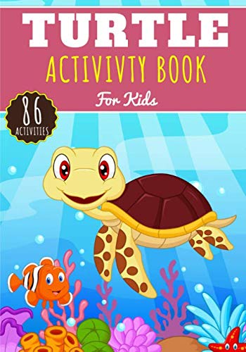 Turtle Activity Book: For Kids 4-8 Years Old Boy & Girl | Preschool ...