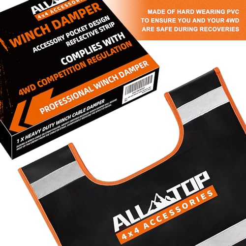 Snapklik.com : ALL-TOP Winch Damper, Vinyl Winch Cable Damper For ...