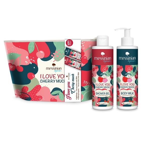 Amazon.com : Messinian Spa I Love you Cherry Much Pochette Gift Set ...